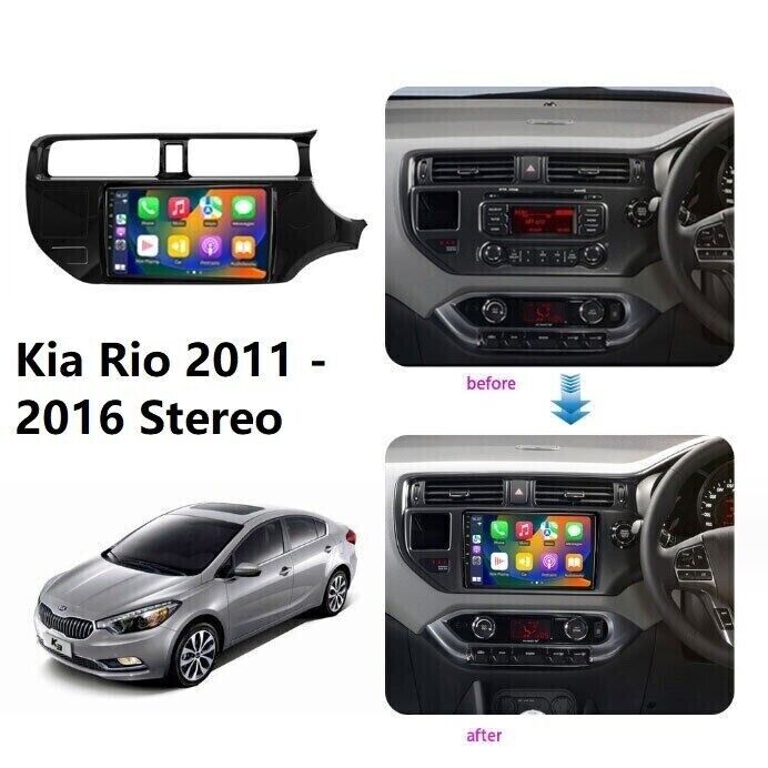 New For Kia Rio 2012 - 2016 9” Android Auto Carplay Car head unit ster ...